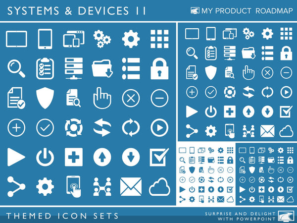 Devices & Systems | PowerPoint Icon Sets | My Product Roadmap