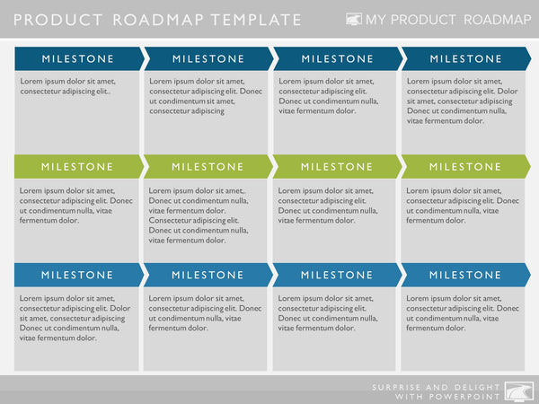 6 Phase Software Roadmap | Product Roadmap Templates &VerticalSeparator ...