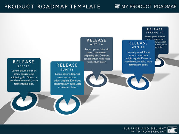 5 Stage Project Planning | Product Roadmap Templates &VerticalSeparator ...
