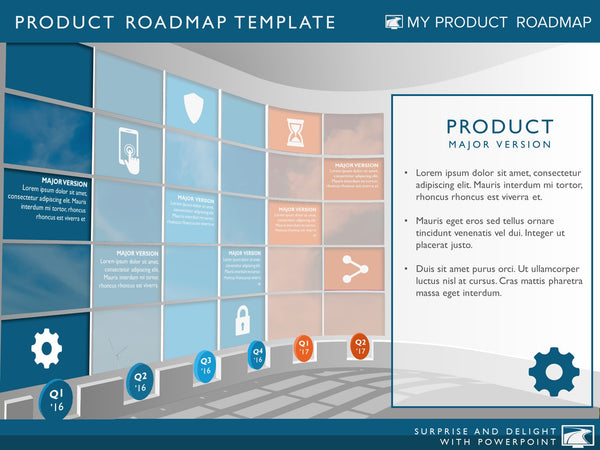 6 Phase Business Plan | Product Roadmap Templates &VerticalSeparator ...