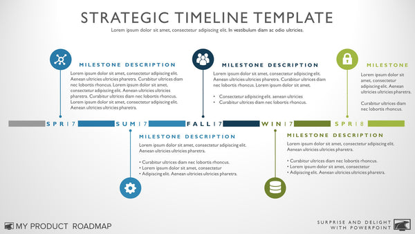 5 Phase Creative Timeline | Project Timeline Templates ...