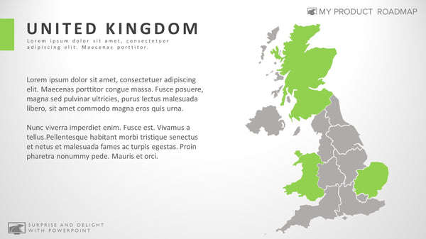 United Kingdom | World Map Templates | My Product Roadmap